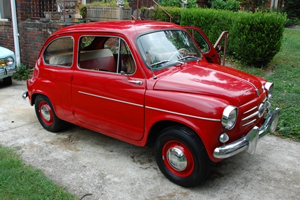 1964 Red Fiat 600 – WABE
