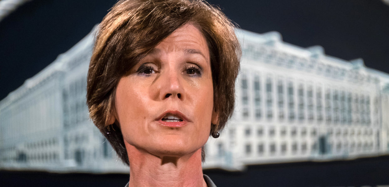 Trump Fires Acting U.S. Attorney General Sally Yates – WABE