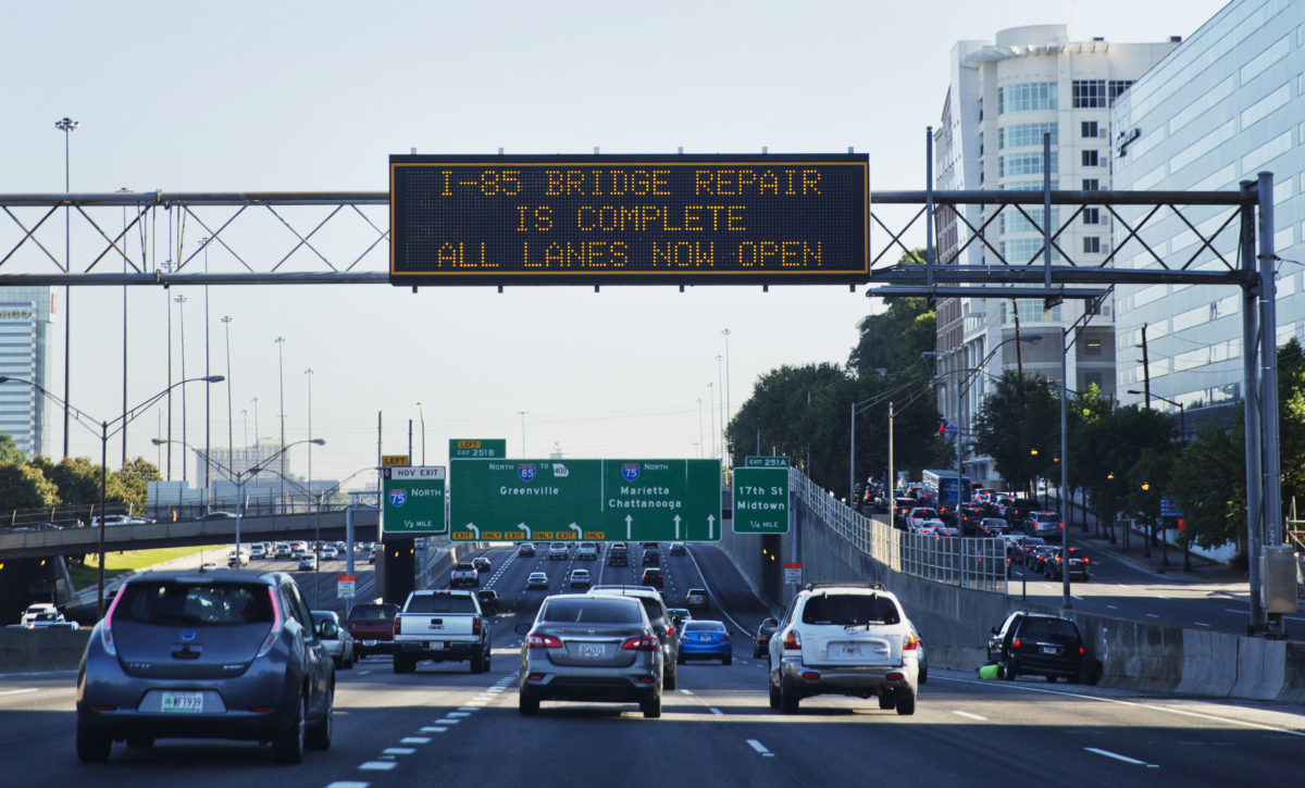 The I-85 Bridge Is Up, But How Was It Done? – WABE