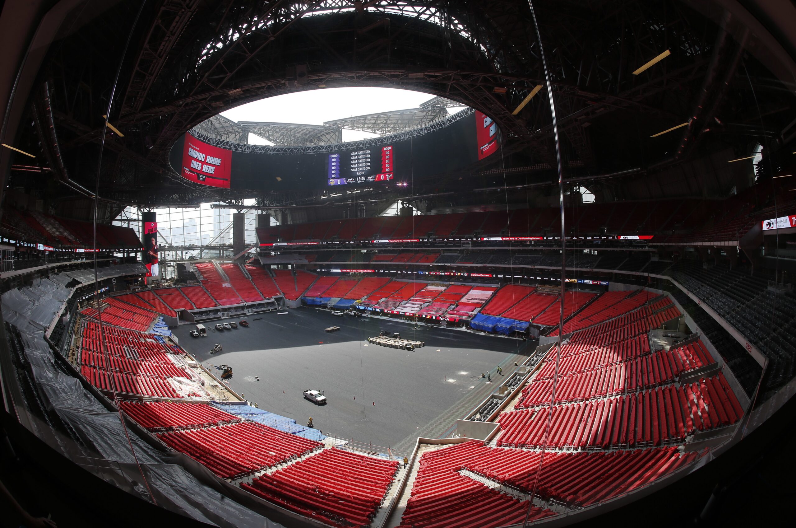 New Falcons Stadium Retractable Roof