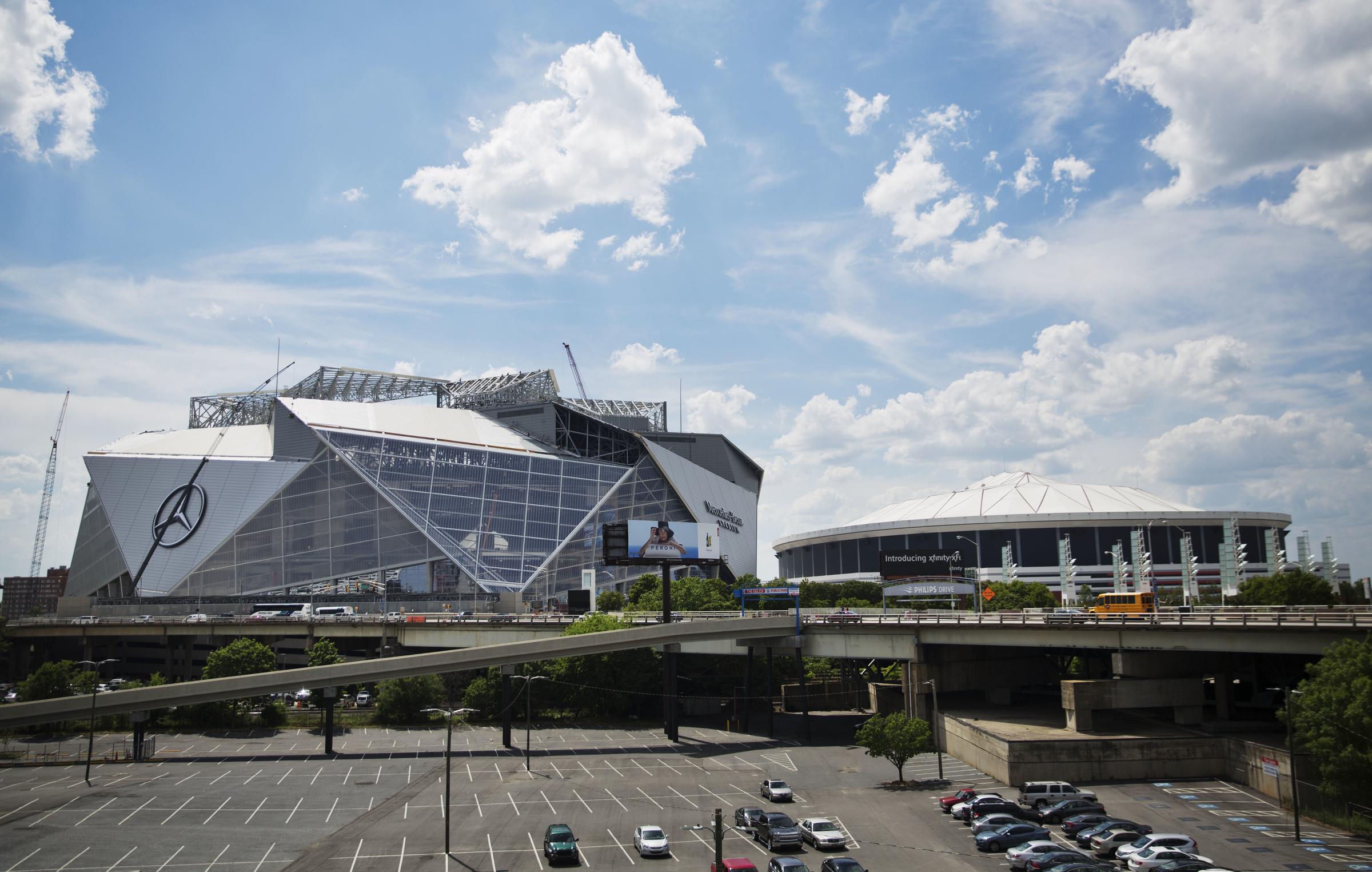 Dismantling Of Georgia Dome Continues With Lower Bowl – WABE