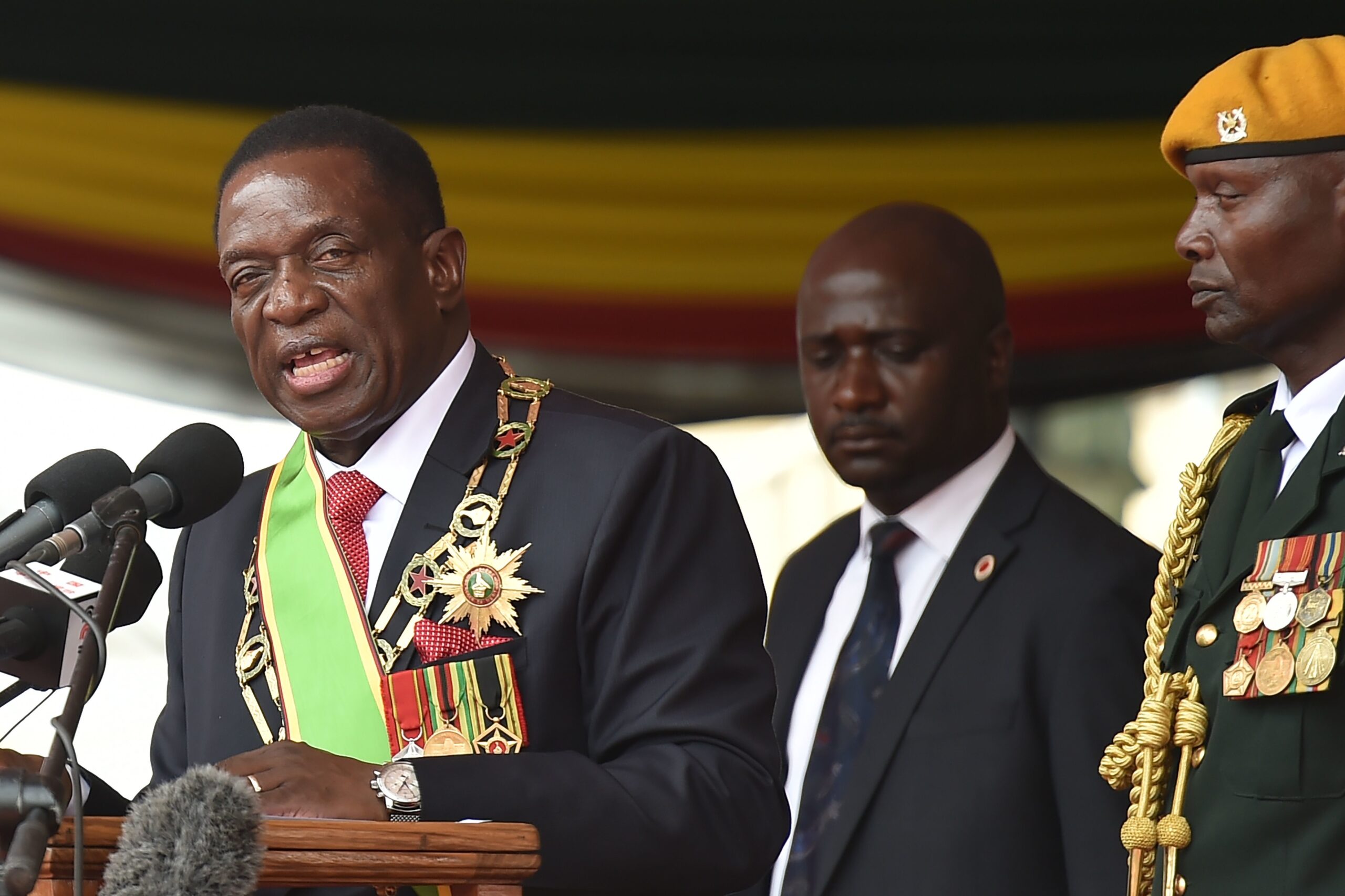 Zimbabwe Swears In A New President, In The First Transfer Of Power ...