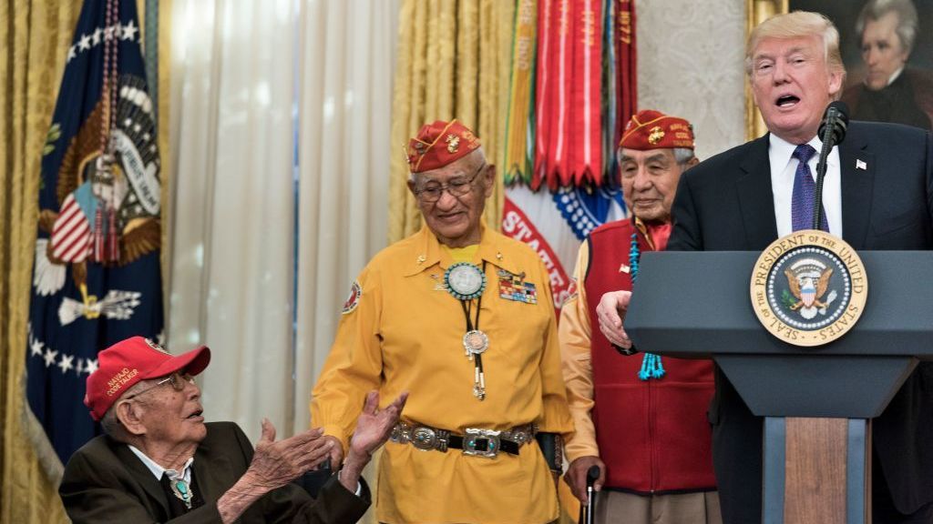 Trump Brings Up ‘Pocahontas’ At Event Honoring Navajo Code Talkers – WABE