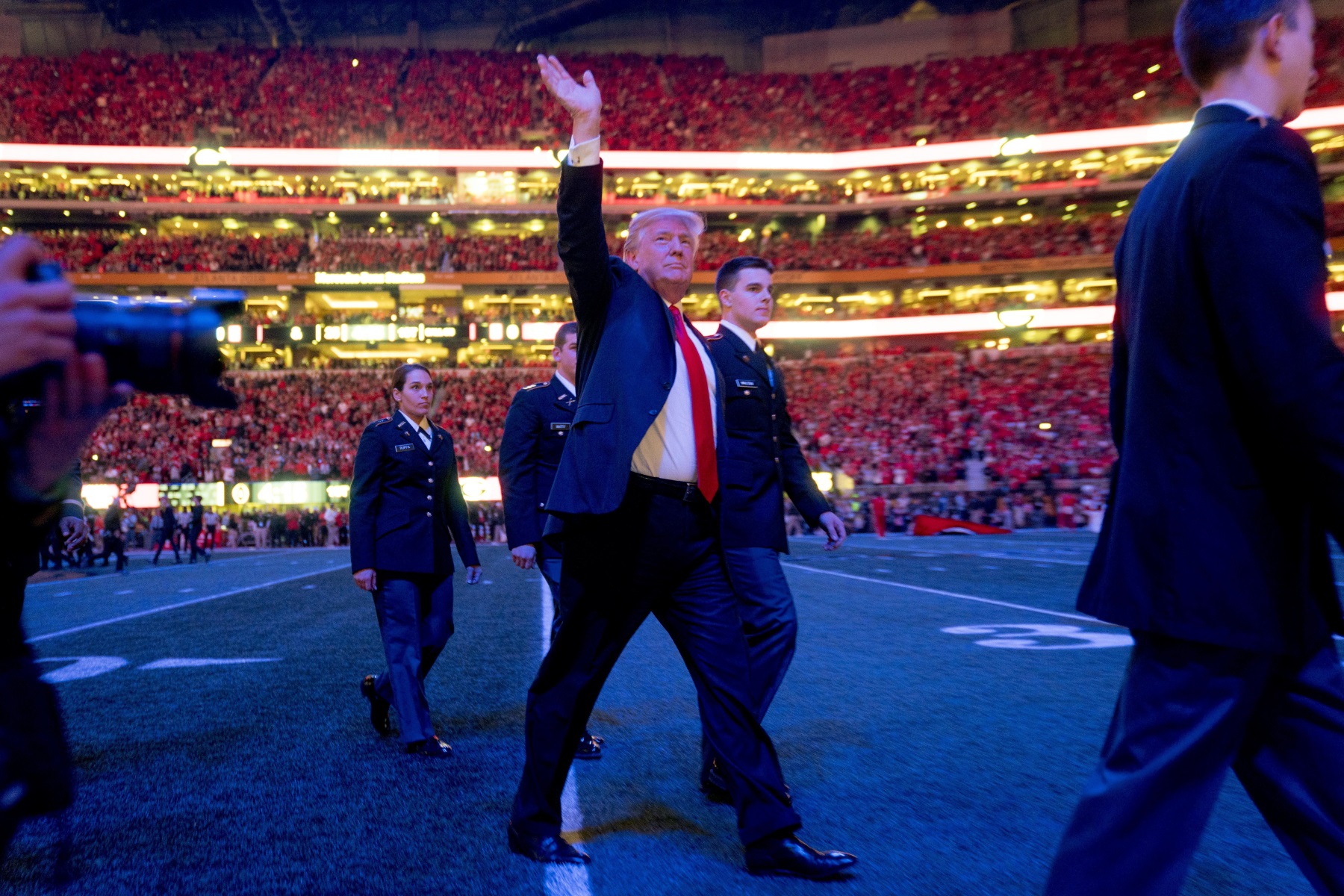 Trump’s Visit To Championship Game In Atlanta Sparks Twitter Outrage – WABE