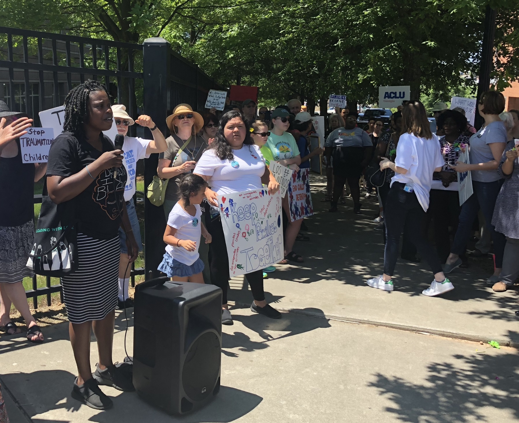 Atlanta Protest Opposes Federal Policy Of Separating Immigrant Families ...