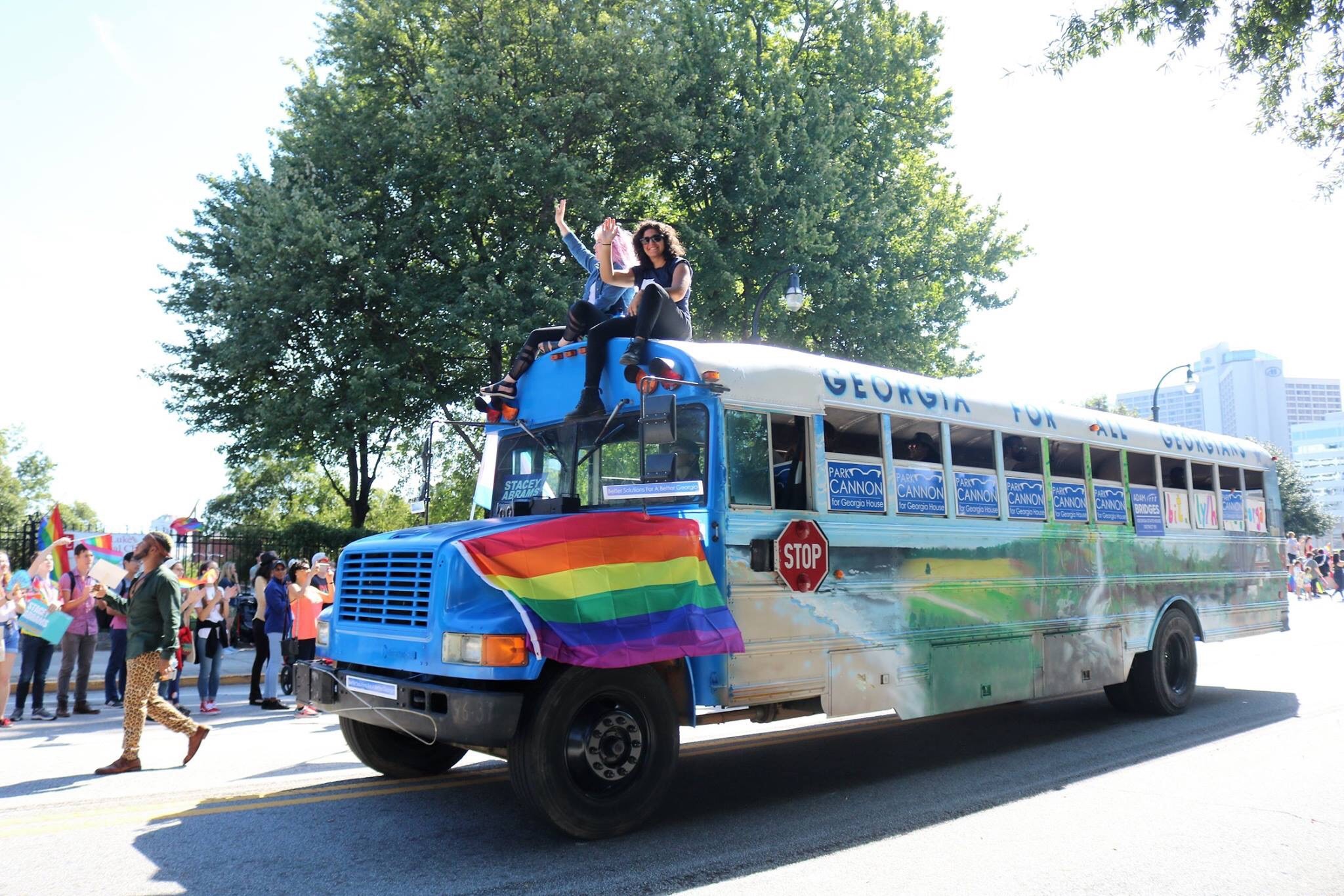 Artist Group Paints ‘Hope For Georgia’ Bus To Help Drive Voter Turnout ...