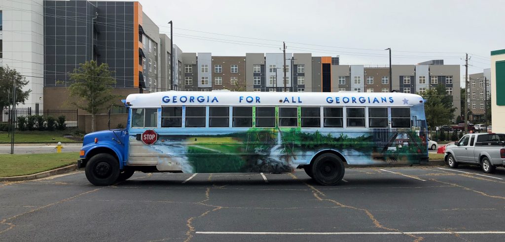 Artist Group Paints ‘Hope For Georgia’ Bus To Help Drive Voter Turnout ...