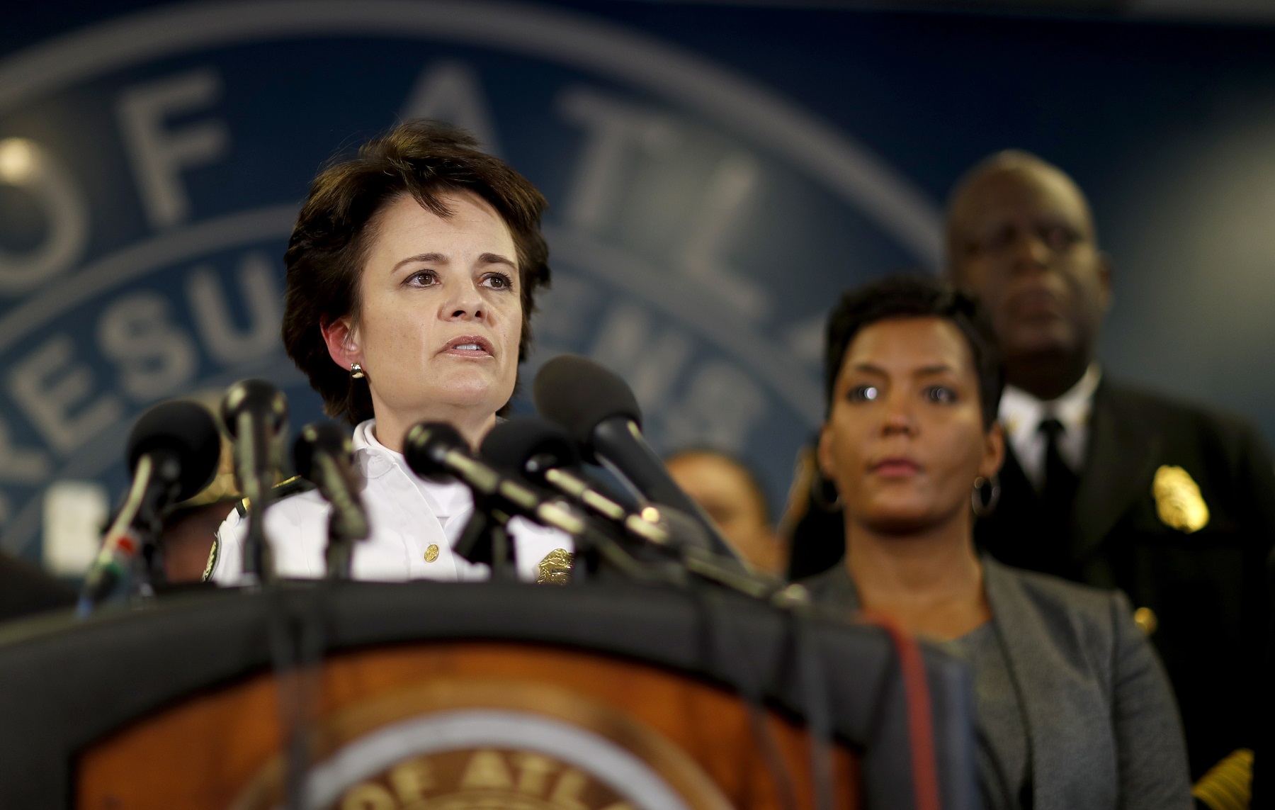 Demonstrators Interrupt Atlanta Town Hall, Protest Deadly Police ...