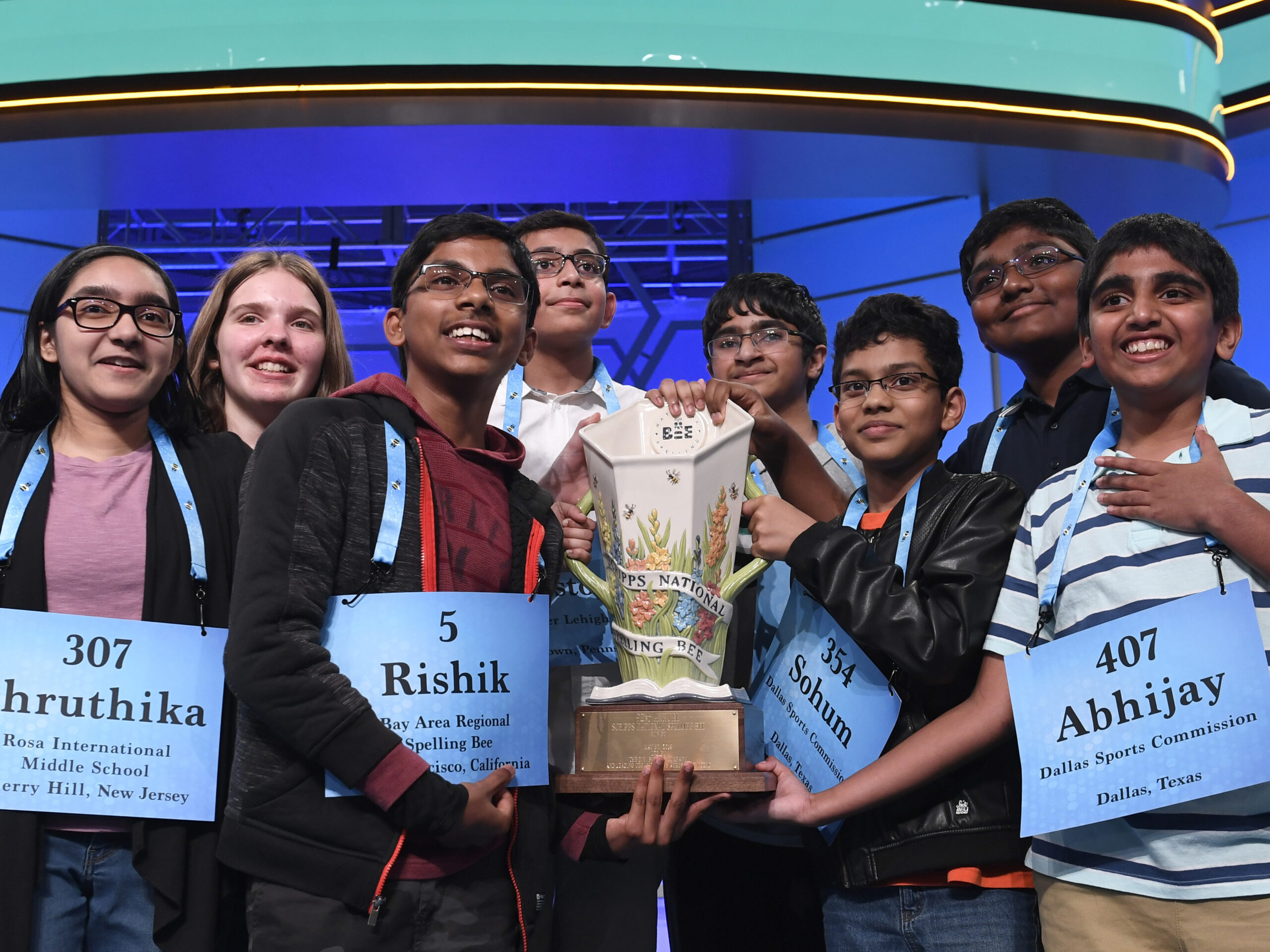 8 Spelling Bee Winners Named As Co-Champions In Historic Marathon ...