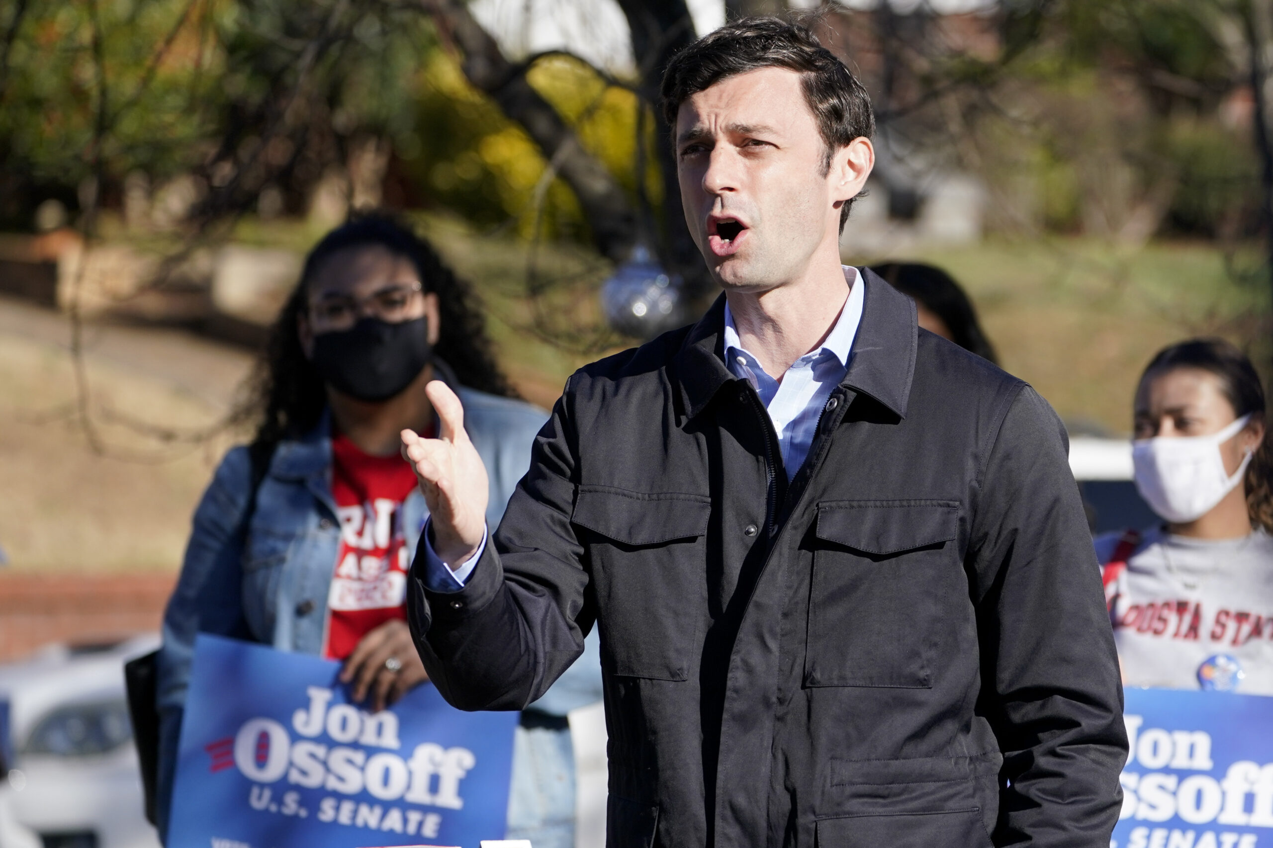 Georgia US Senate Race: Ossoff Again Campaigning In Overtime – WABE