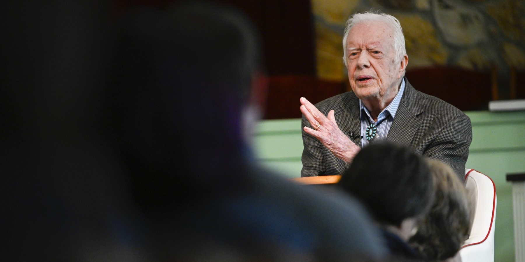 Jimmy Carter says he’s dad, angry over Georgia voting bills – WABE