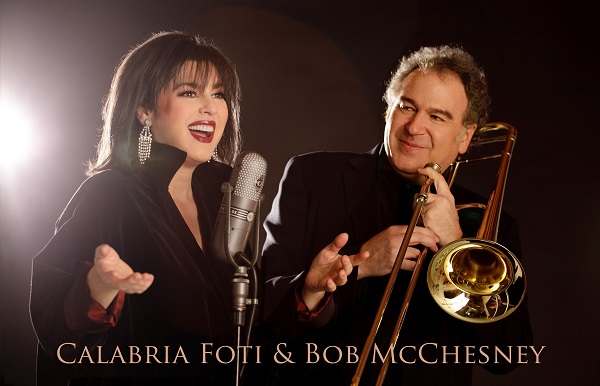 Husband-wife music duo Calabria Foti and Bob McChesney perform at the ...