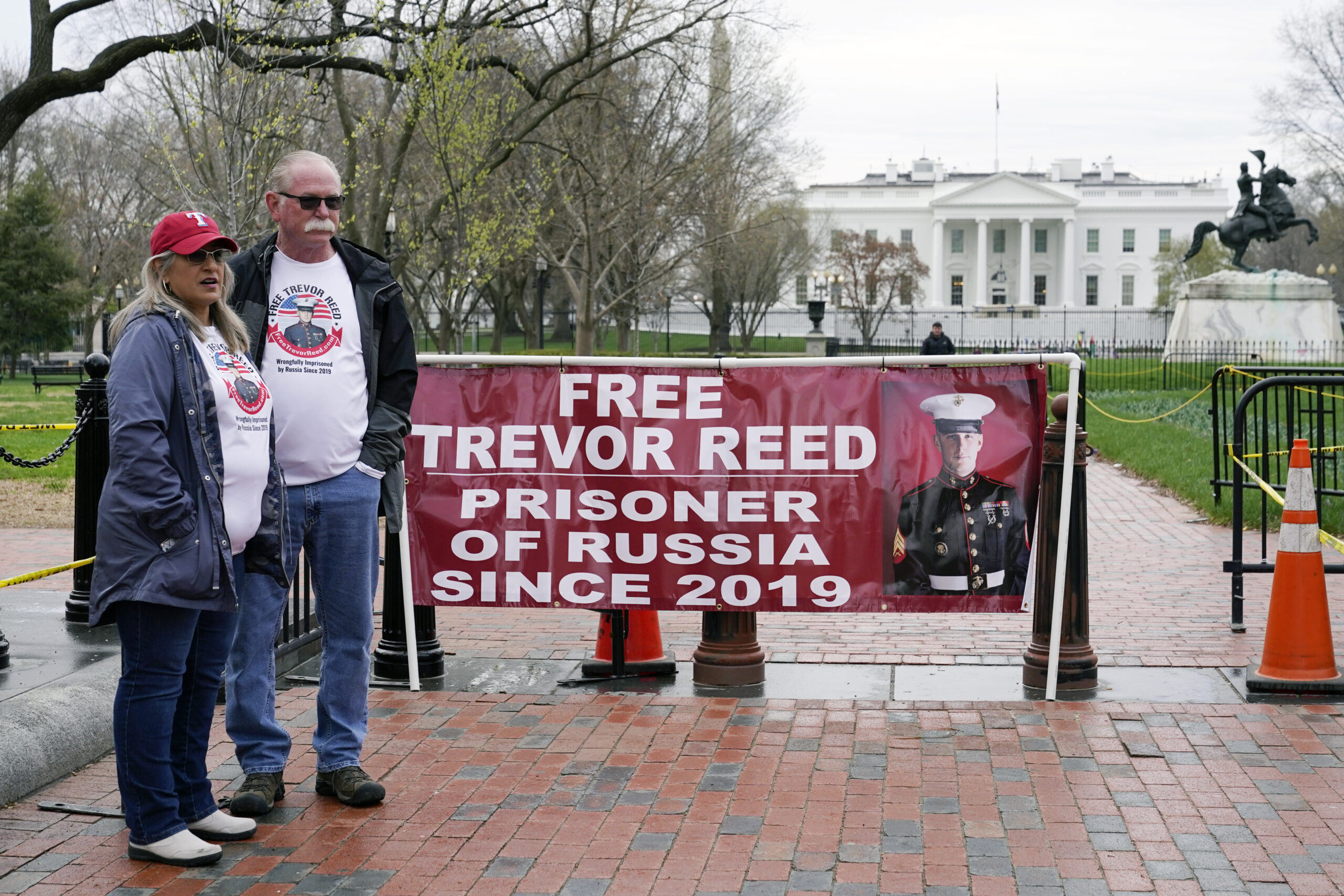 U.S. Marine veteran Trevor Reed is released from Russia in a prisoner ...