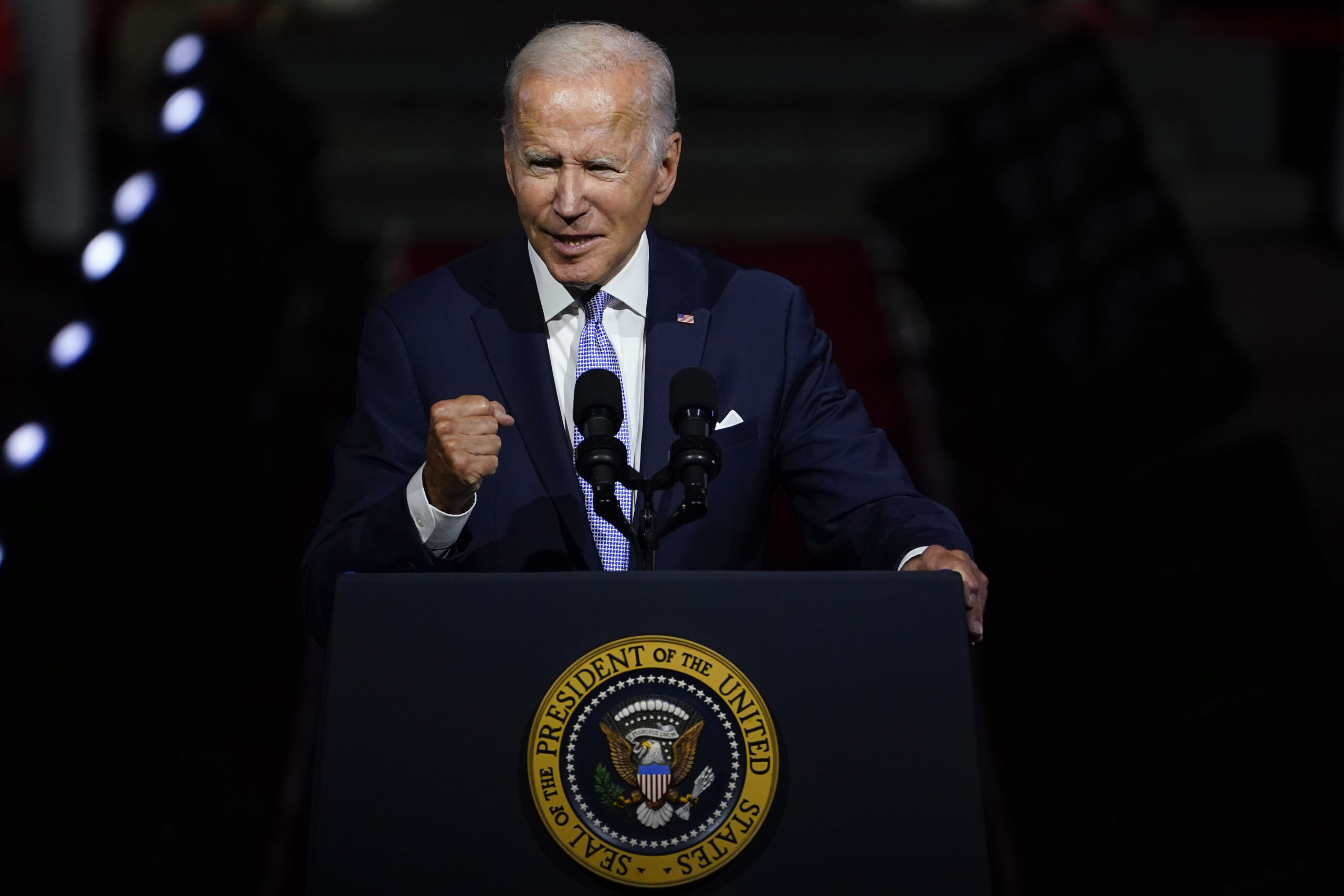 Gloves off, Biden embraces tough tone on ‘MAGA Republicans’ – WABE