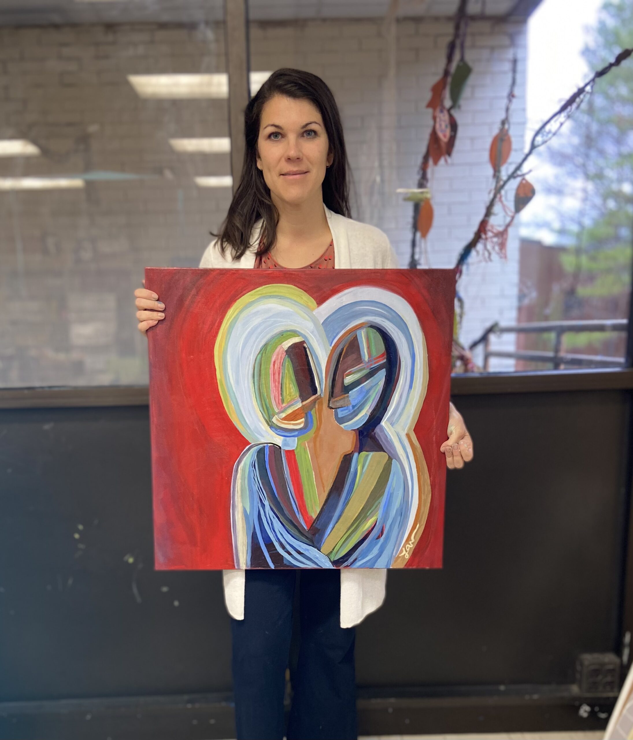 Atlanta-based abstract artist Lauren Merceron relishes teaching art to ...