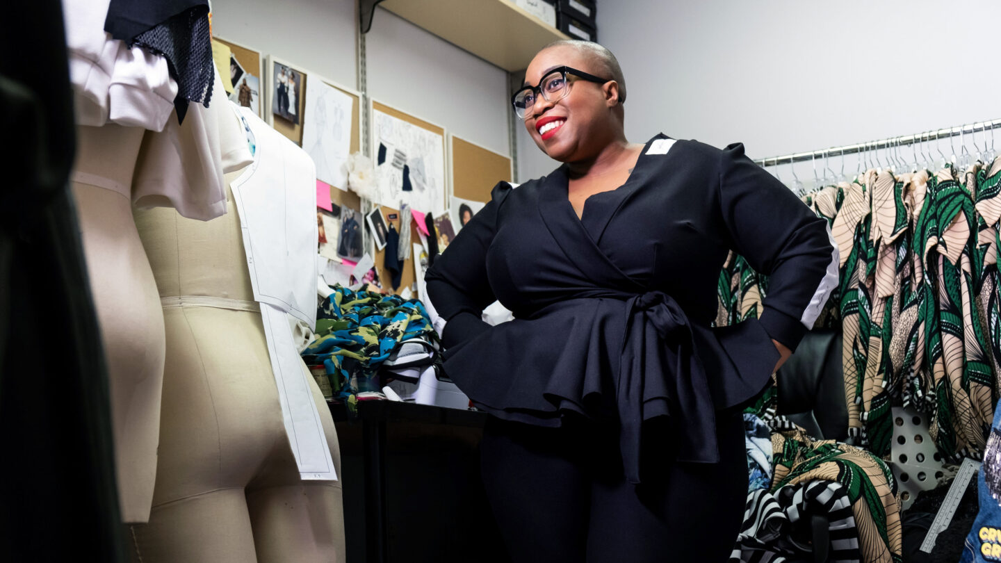 Atlanta fashion designer Kenya Freeman creates stylish, vibrant ...