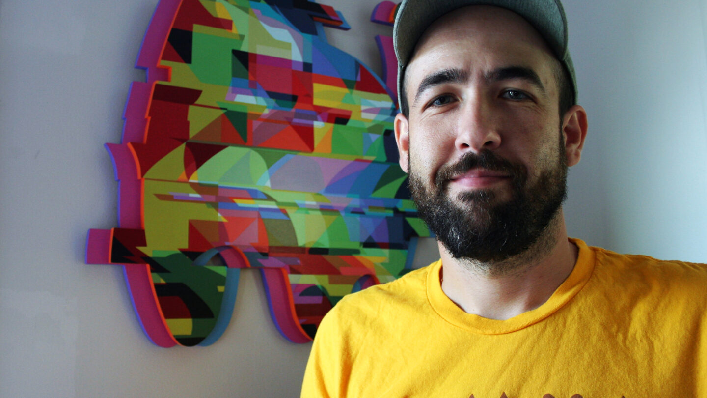 Artist Rory Hawkins, aka Catlanta, scatters paintings of lovable cats ...