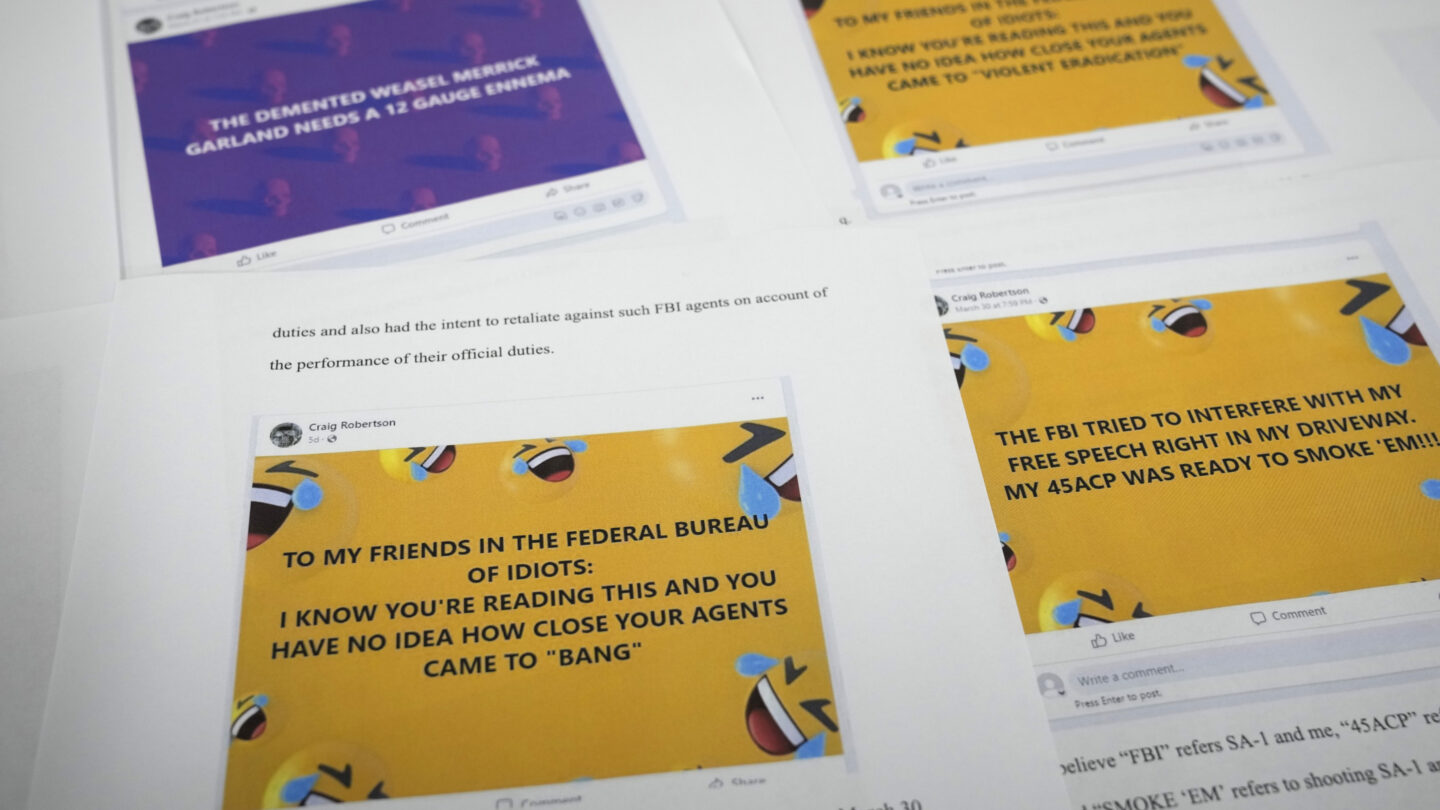 Man accused of threatening Biden shot and killed in FBI raid in Utah – WABE