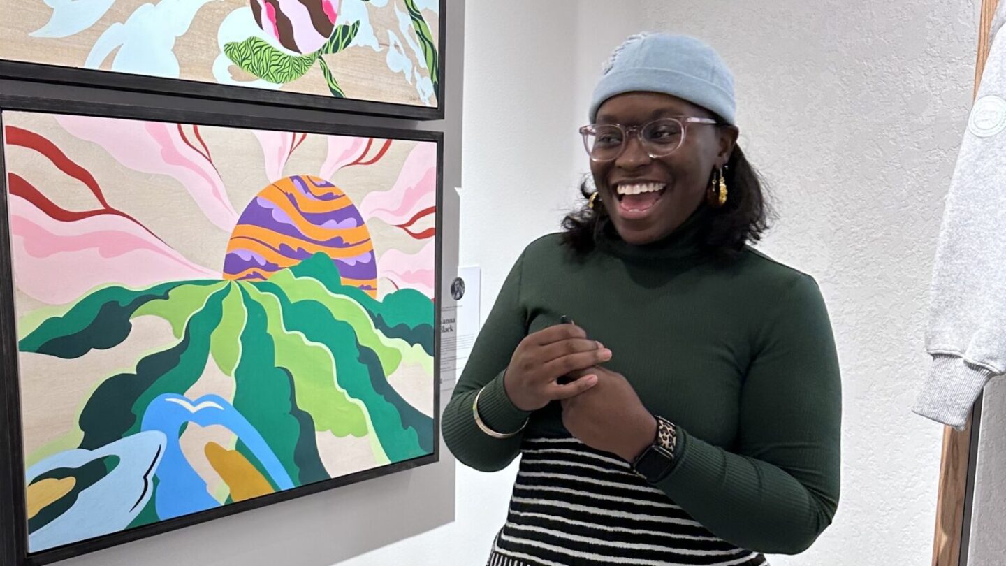 Atlanta abstract artist Vanna Black opens viewers minds for reflections ...