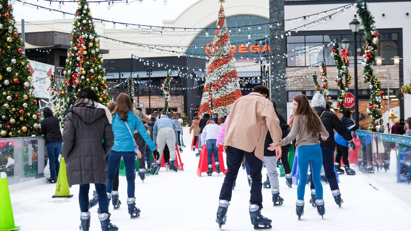 Enjoy the seasonal frosty pastime of Ice Skating before it melts away ...