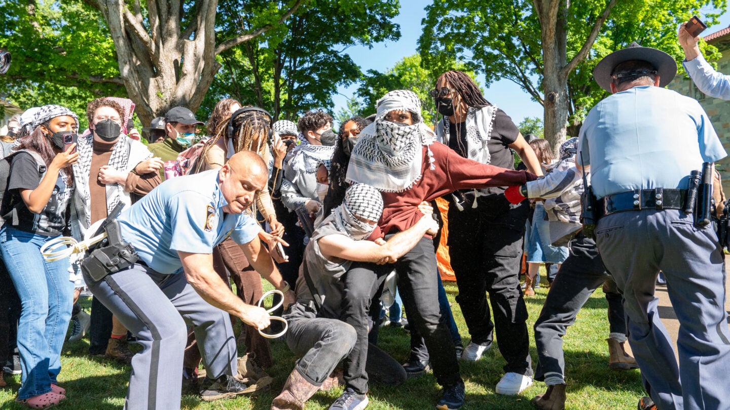 Pro-Palestinian, ‘Cop City’ protesters arrested on Emory University ...
