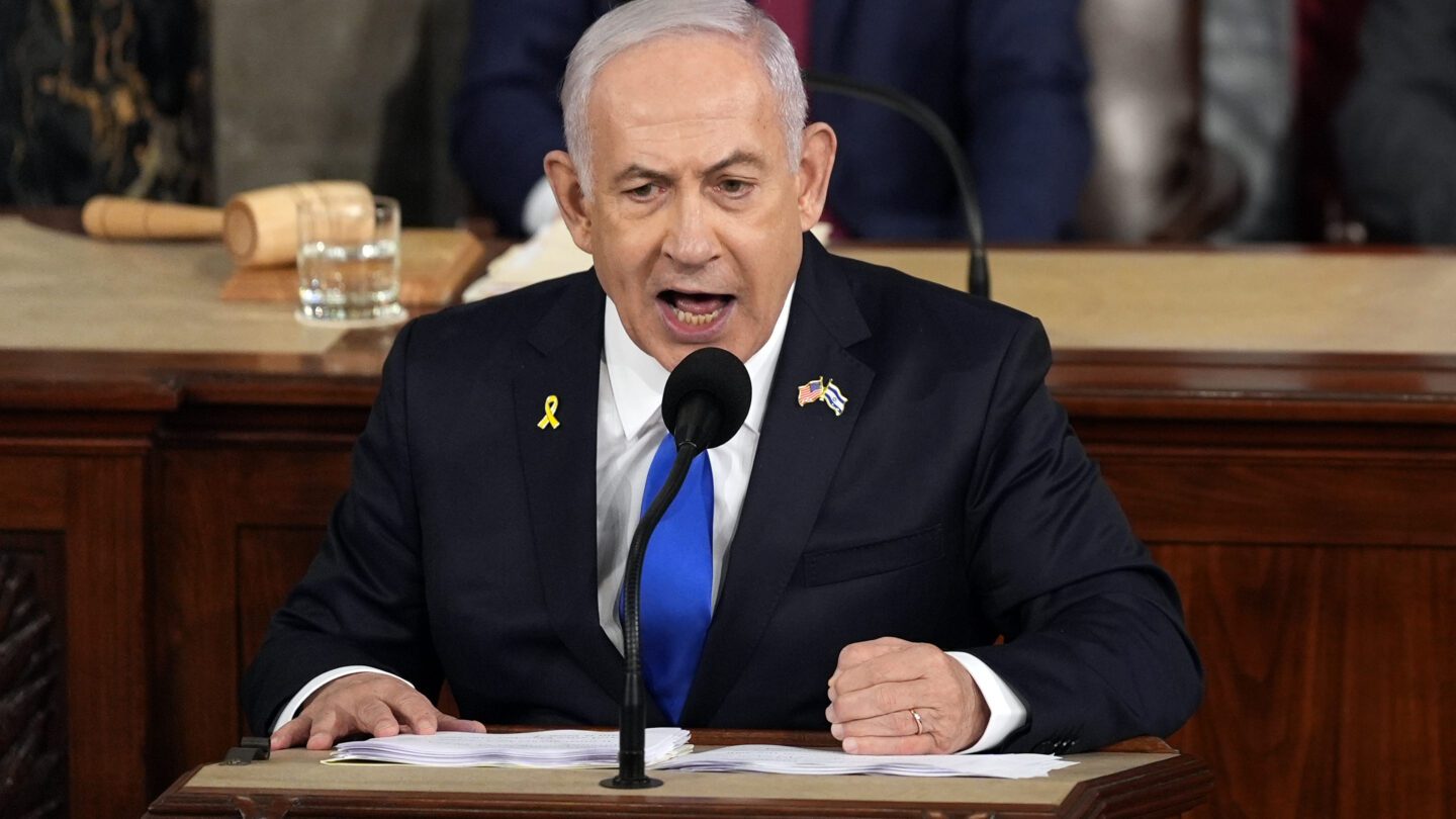 Prime Minister Netanyahu met with applause and boycotts as he urges U.S ...