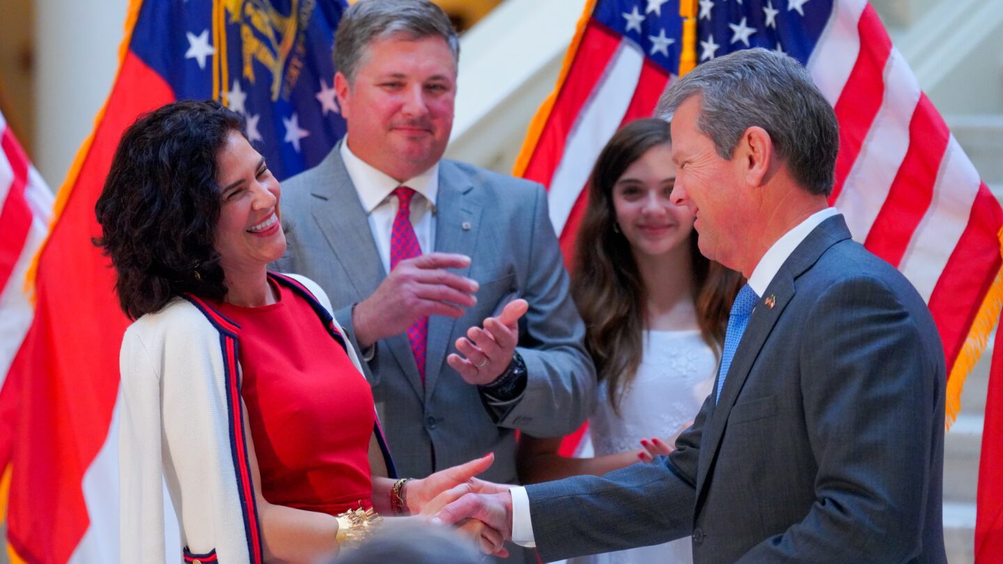 Bárbara Rivera Holmes sworn in as first Latina to lead Georgia ...