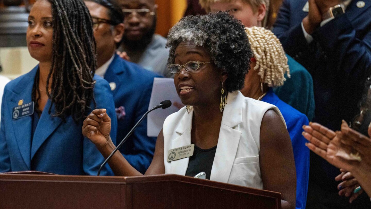 Georgia State Rep. Jasmine Clark joins crowded race to challenge ...