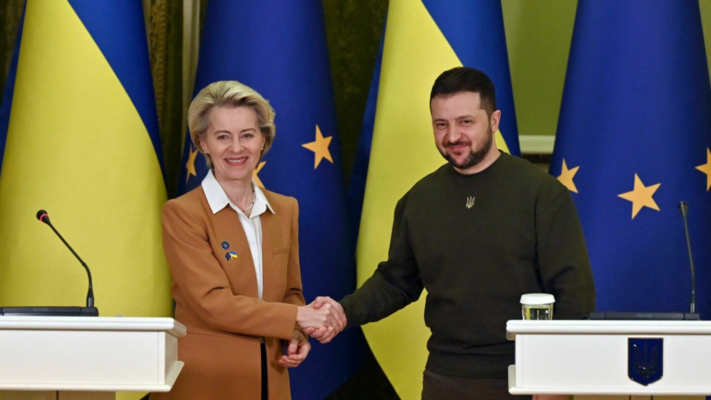 European leaders meet in Kyiv to discuss Ukraine’s path towards joining ...