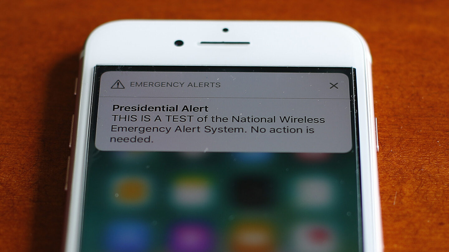 A nationwide emergency alert test is coming to your phone on Wednesday ...