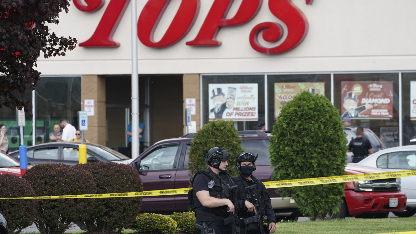 Bells toll for Buffalo supermarket mass shooting victims 1 year after ...